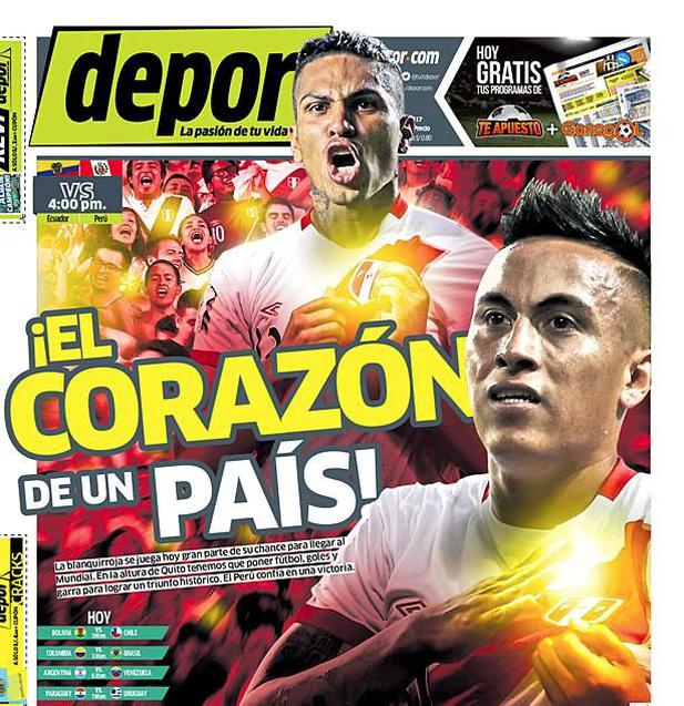 ¡El Corazón de un País! | IMPRESA | DEPOR