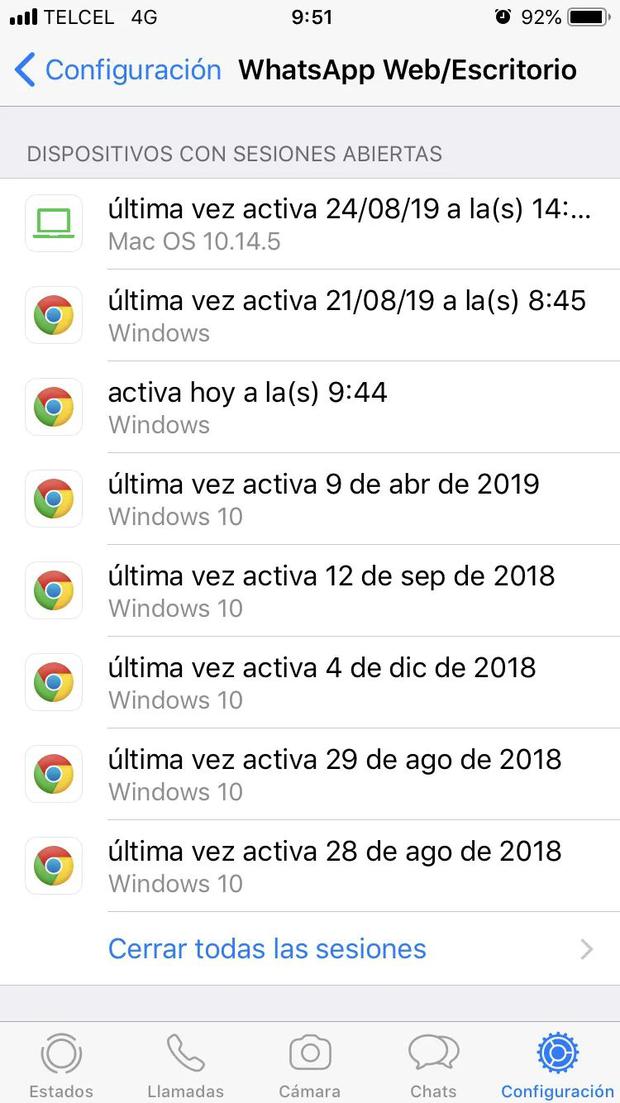 WhatsApp: cómo descubrir que tu cuenta ha sido hackeada (TUTORIAL) | DEPOR-PLAY | DEPOR