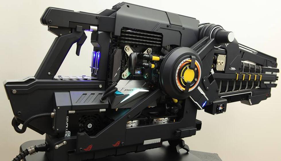 ¡Impresionante! este rifle futurista es en realidad una PC Gamer [FOTOS ...