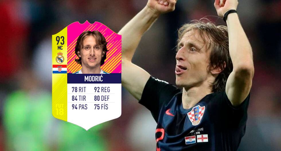 FIFA 18: la sorprendente evolución de Luka Modrić en el videjuego de EA ...