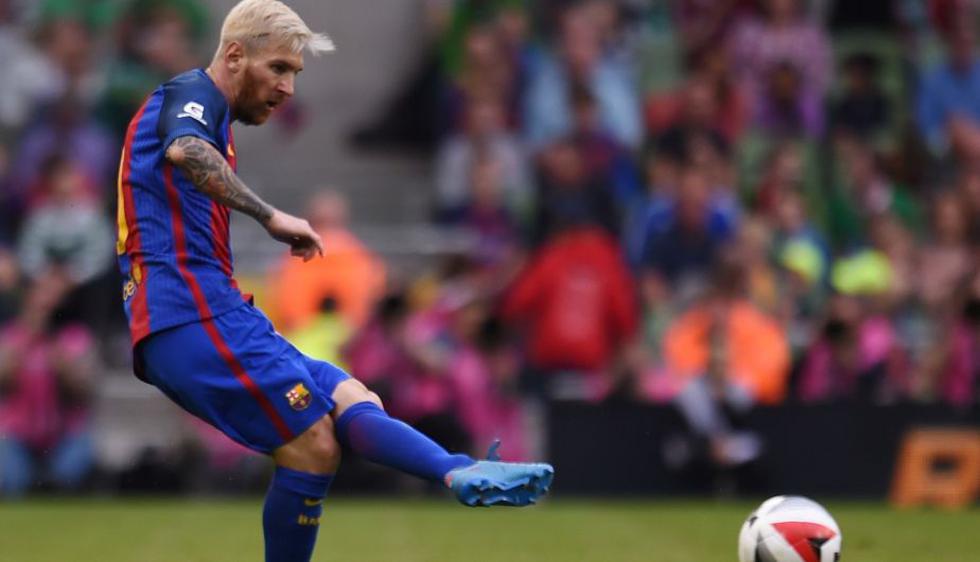 Messi de rubio: así le queda el uniforme del Barcelona con nuevo look ...