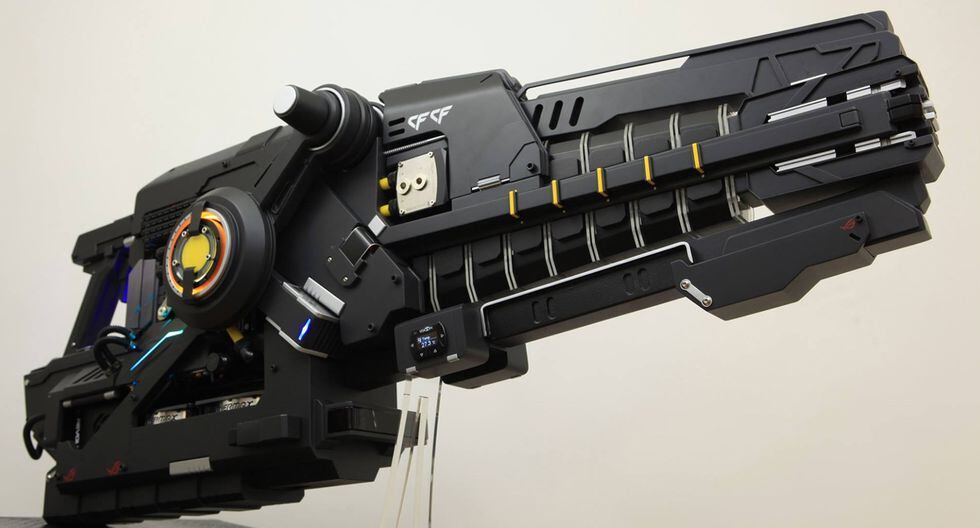 Videojuegos: ¡Impresionante! este rifle futurista es en realidad una PC ...