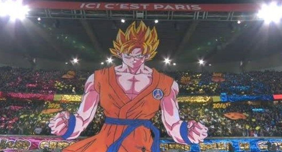 Anime: Dragon Ball: Goku aparece en el PSG vs. Olympique de Marseille ...