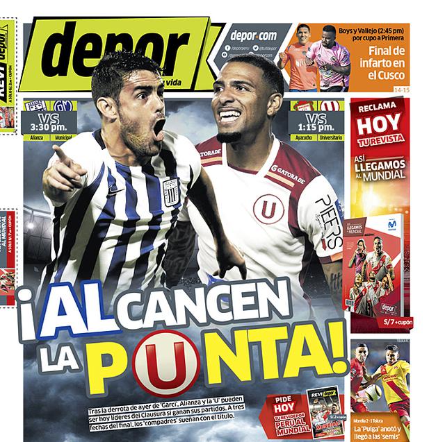 ¡Alcancen la punta! | IMPRESA | DEPOR