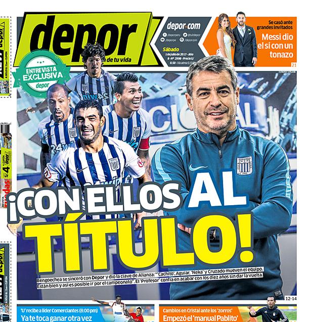 ¡Con ellos al título! | IMPRESA | DEPOR