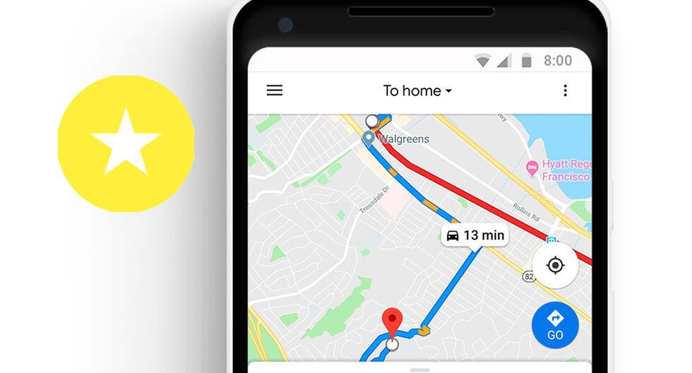 Tecnología: Google Maps | Conoce el significado del círculo amarillo ...