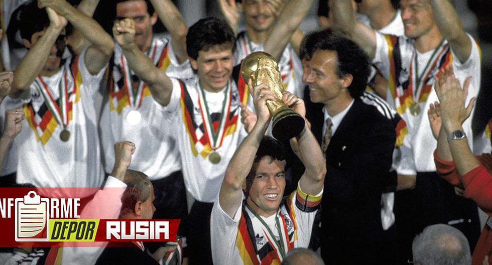 La historia de Alemania, campeón del Mundial de Italia 1990 | FUTBOL ...