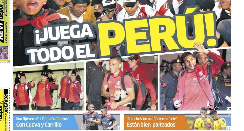 Edición Impresa: ¡Juega todo el Perú! | NOTICIAS DEPOR PERÚ