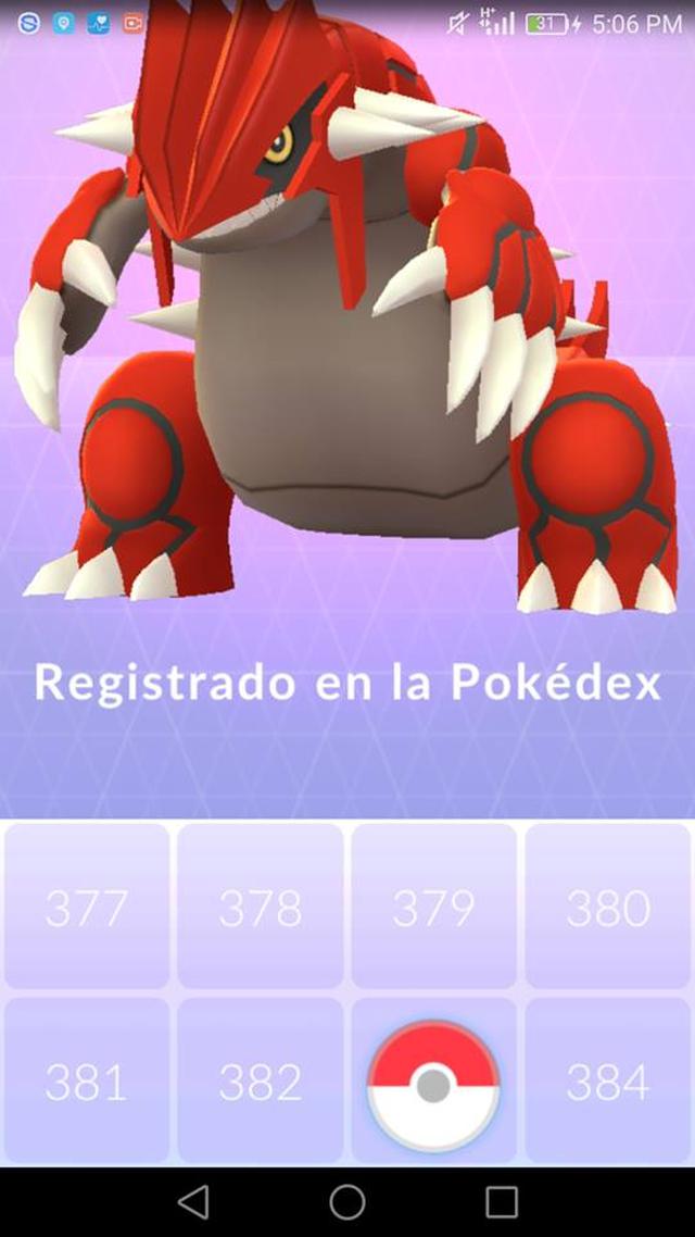 El primer Groudon de Pokémon GO en Perú se capturó así [VIDEO] | DEPOR ...