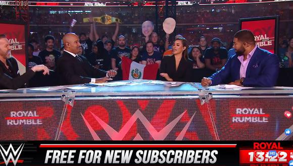 Royal Rumble 2020: bandera peruana se lució en el Minute Maid Park de ...